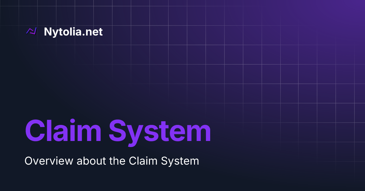 Claim System | Nytolia.net